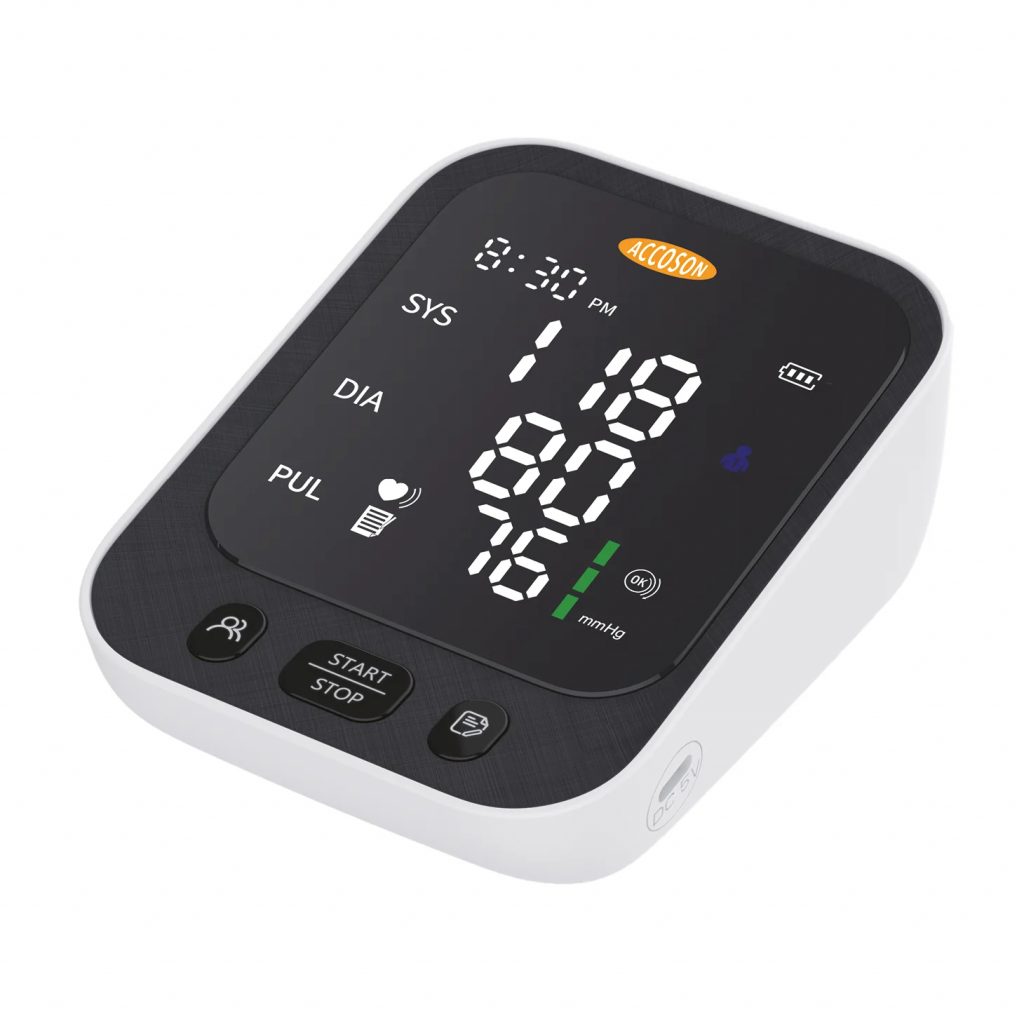 ARM Digital BP Monitor with Wide Range Cuff | Accoson